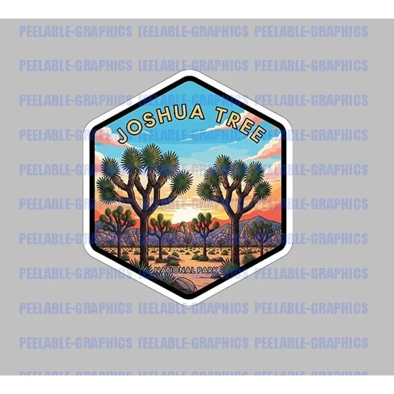 DOPASTICKER Joshua Tree National Park Sticker Phone Sticker, Latop ...