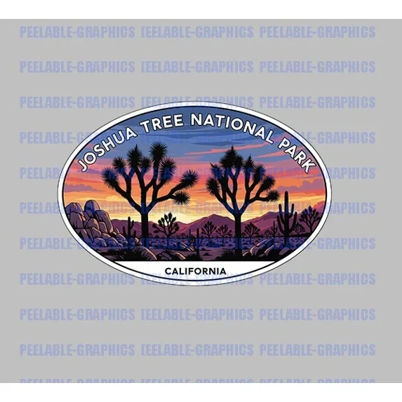 DOPASTICKER Joshua Tree National Park Sticker Phone Sticker, Latop ...