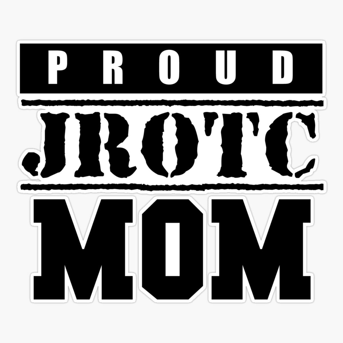 DOPASTICKER Jrotc Mom For Mothers Of Junior Rotc Cadets Sticker, Phone ...