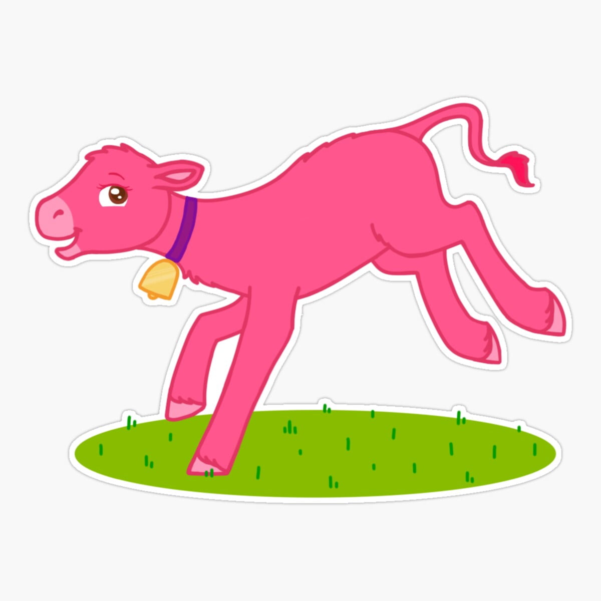 DOPASTICKER Jubliee The Raspberry Cow Sticker, Phone Sticker Car ...