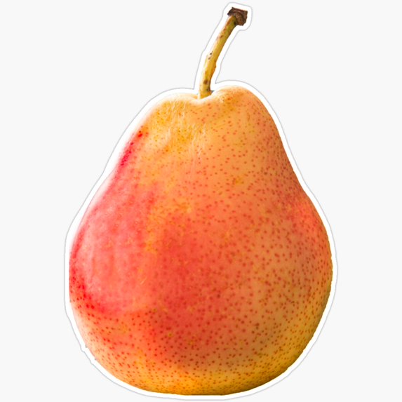 DOPASTICKER Juicy And Sweet Pear Sticker Decorative Laptop, Phone ...