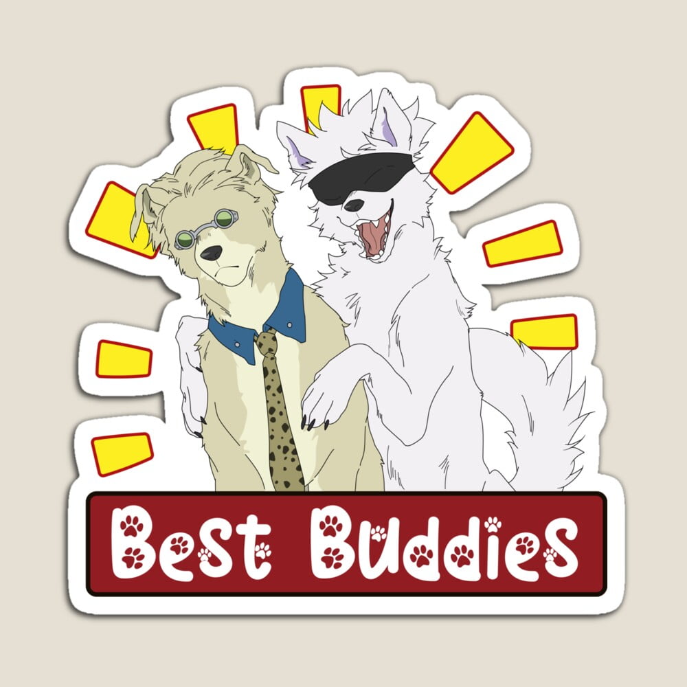 DOPASTICKER Jujutsu Dogs Best Buds Decorative Laptop, Phone Stickers ...