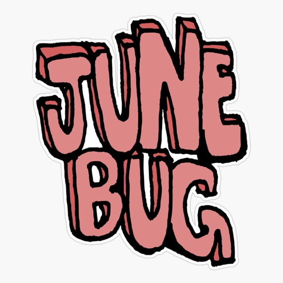DOPASTICKER June Bug (Red) Sticker, Phone Sticker Car Stickers ...