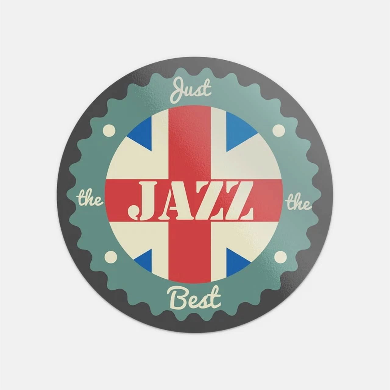 DOPASTICKER Just The Jazz Best Music Badge Sticker Decal Phone Decal ...