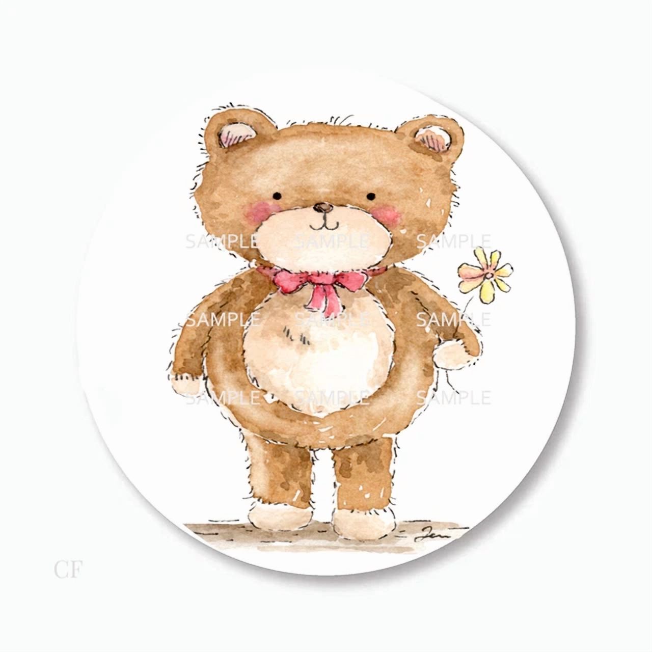 DOPASTICKER Just Too Darn Cute Teddy Bear Scrapbook Stickers Phone ...