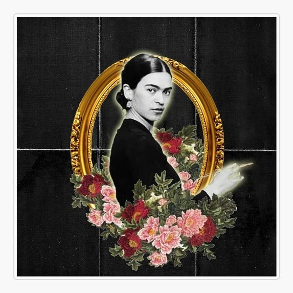 DOPASTICKER Kahlo Fan Art Sticker, Phone Sticker Water Bottle Sticker ...