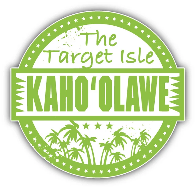 DOPASTICKER Kahoolawe Hawaii Island Grunge Travel Stamp Sticker Decal ...