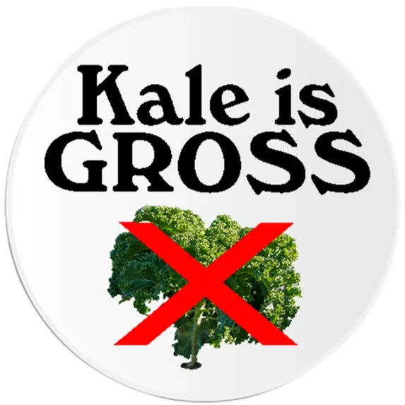 DOPASTICKER Kale Is Gross Sticker Phone Decal Water Bottle Stickers ...