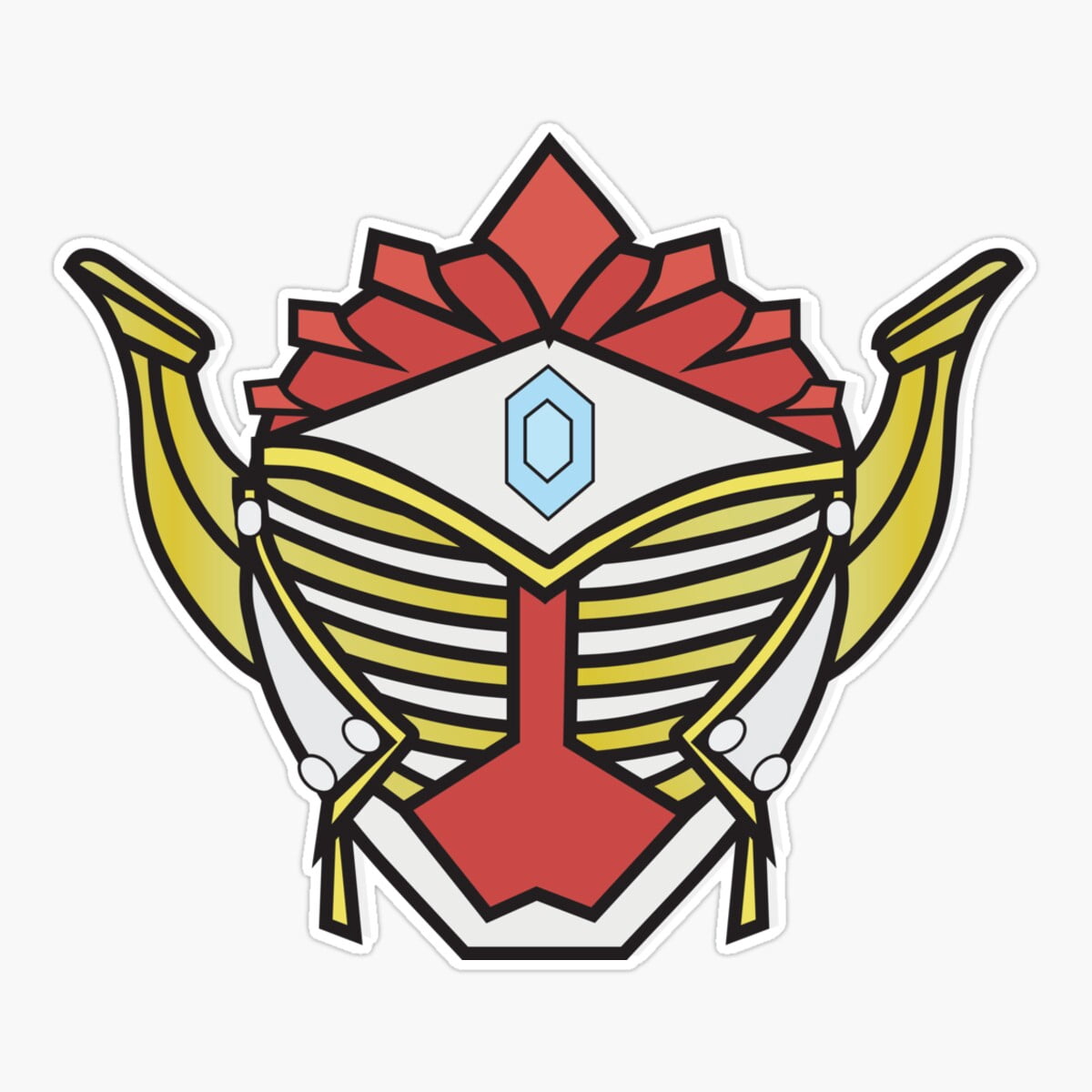 DOPASTICKER Kamen Rider Gaim- Baron Sticker, Phone Sticker Car Sticker ...