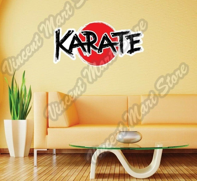 DOPASTICKER Karate Shotokan Martial Sparring Japan Wall Sticker Room ...