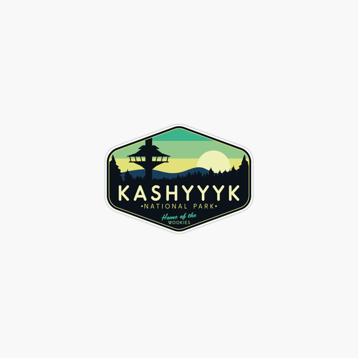 DOPASTICKER Kashyyyk - National Park Sticker, Phone Sticker Car Sticker ...