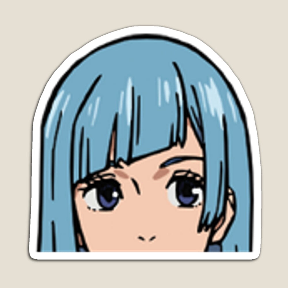 DOPASTICKER Kasumi Peeker Decorative Laptop, Phone Stickers, Waterproof ...