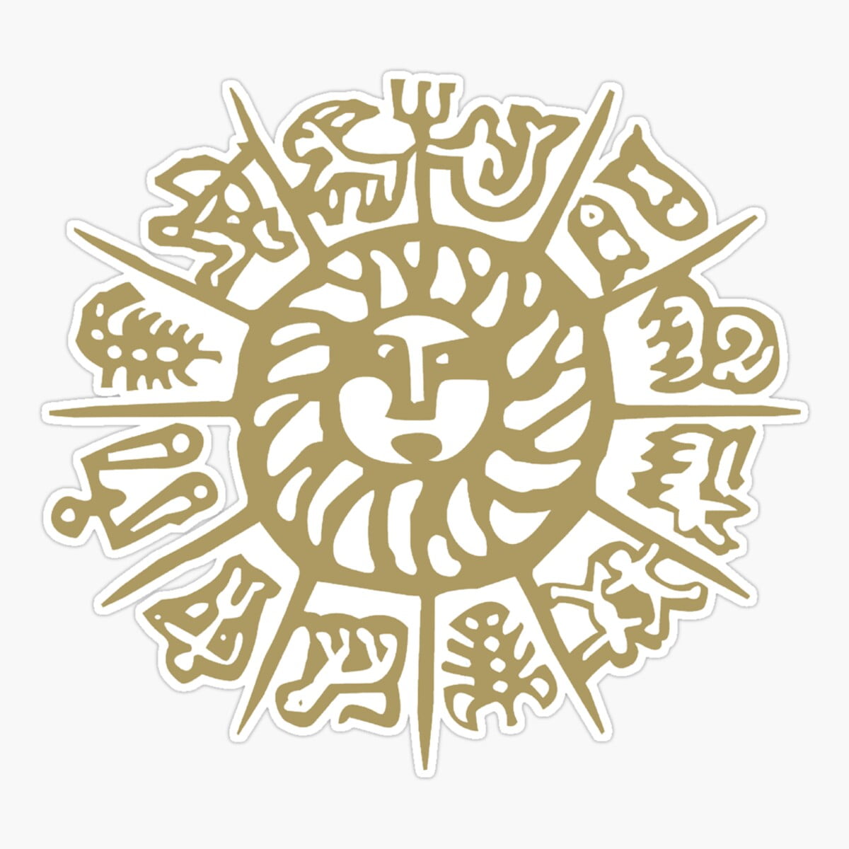 DOPASTICKER Kazakh National Ornament Sticker, Phone Sticker Car ...