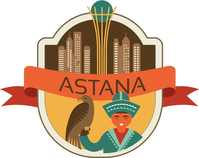 DOPASTICKER Kazakhstan Astana Car Sticker Phone Decal Water Bottle ...