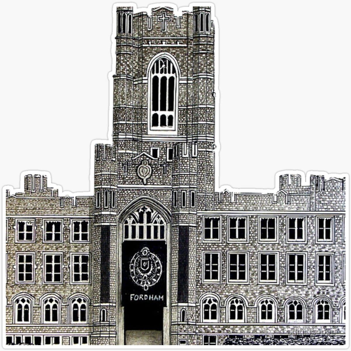 DOPASTICKER Keating Hall Sticker Decorative Laptop, Phone Stickers ...