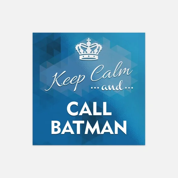 DOPASTICKER Keep Calm And Call Batman Sticker Decal Phone Decal Water ...