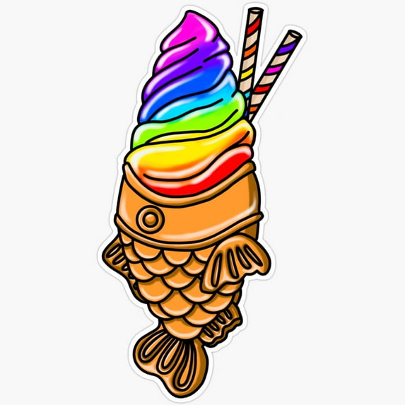 DOPASTICKER Keep Calm And Eat Taiyaki Sticker Decorative Laptop, Phone ...