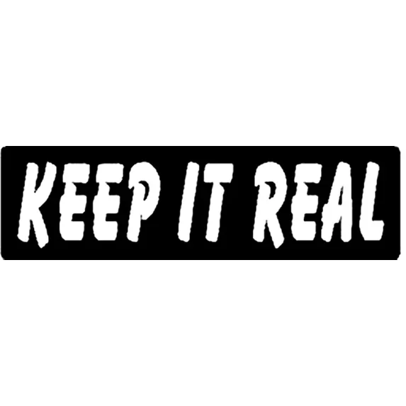 DOPASTICKER Keep It Real Sticker Hard Hat Sticker Laptop Sticker Phone ...