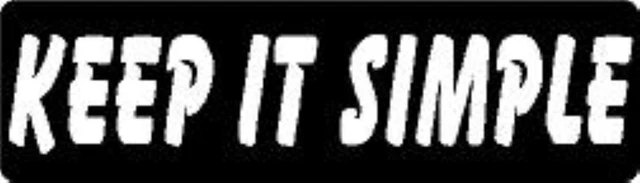 DOPASTICKER Keep It Simple Sticker Phone Decal Water Bottle Stickers, Cars Stickers, Water ...