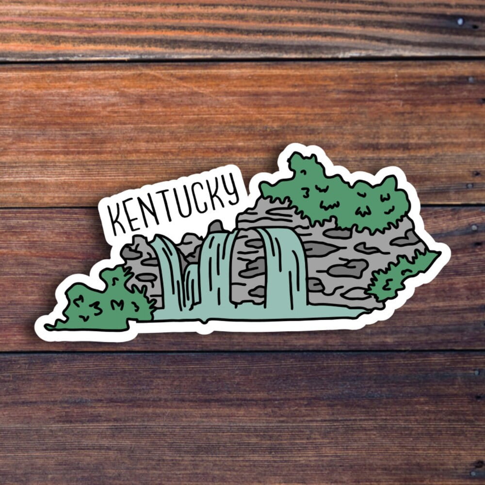 DOPASTICKER Kentucky State Shaped, Kentucky, Kentucky, Usa State, State ...