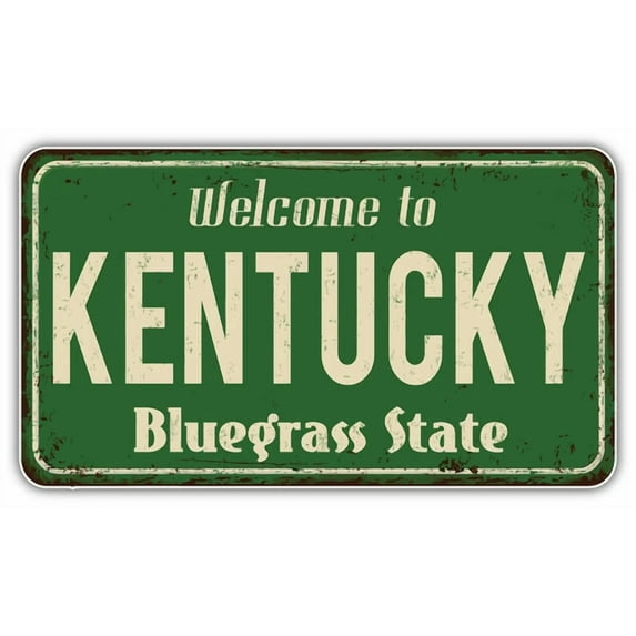 DOPASTICKER Kentucky Usa State Grunge Retro Emblem Car Sticker Phone ...