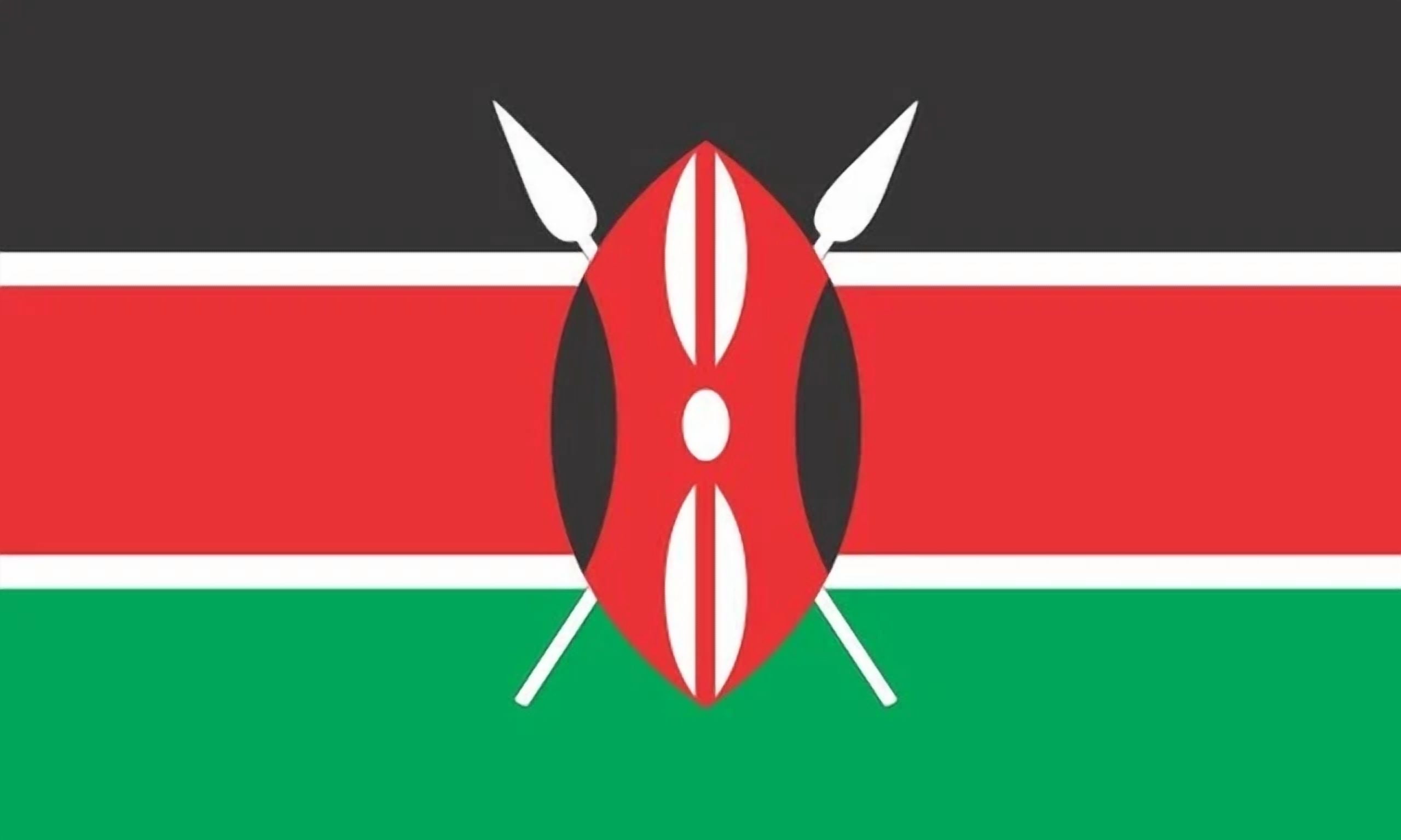 DOPASTICKER Kenya Kenyan Flag Sticker Phone Sticker, Latop Sticker ...