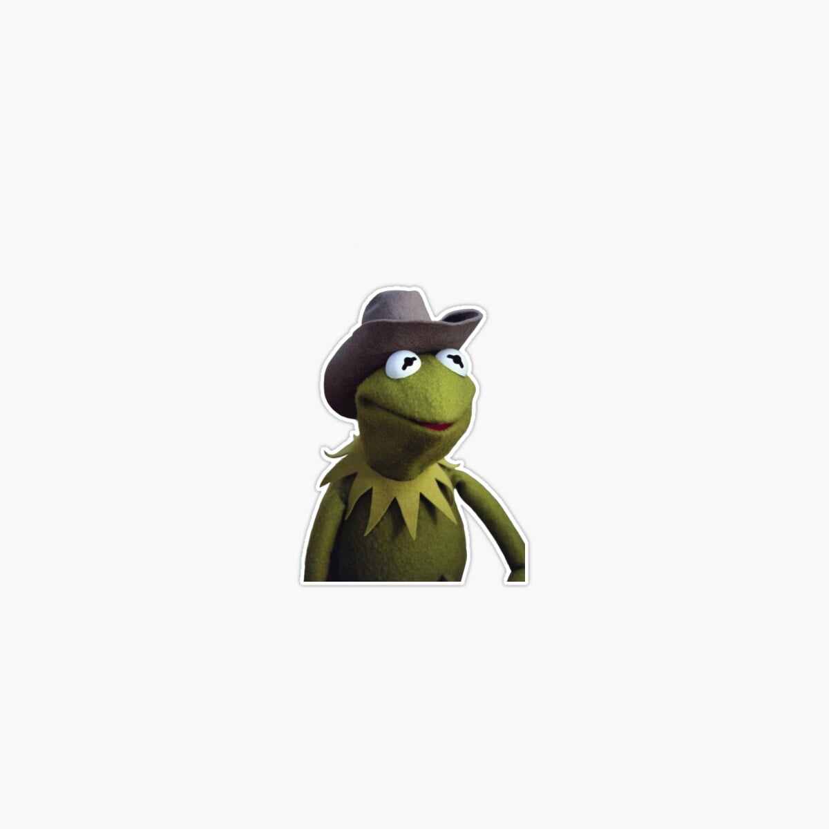 DOPASTICKER Kermit Cowboy Sticker, Phone Sticker Water Bottle Sticker ...