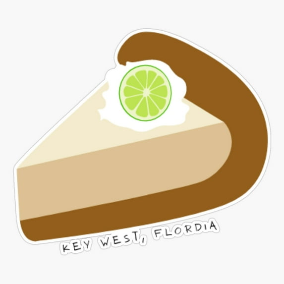 DOPASTICKER Key Lime Pie Sticker, Phone Sticker Water Bottle Sticker ...