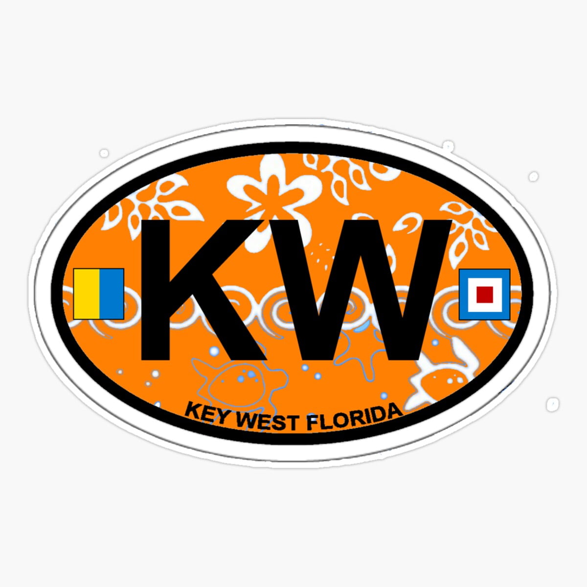 DOPASTICKER Key West. Sticker, Phone Sticker Water Bottle Sticker Car ...
