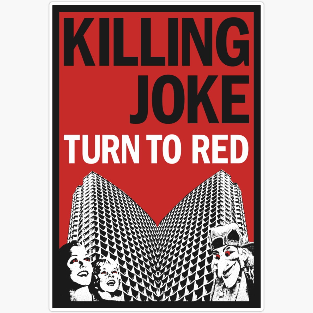 DOPASTICKER Kil.Ling Turn To Red Sticker Decorative Laptop, Phone ...