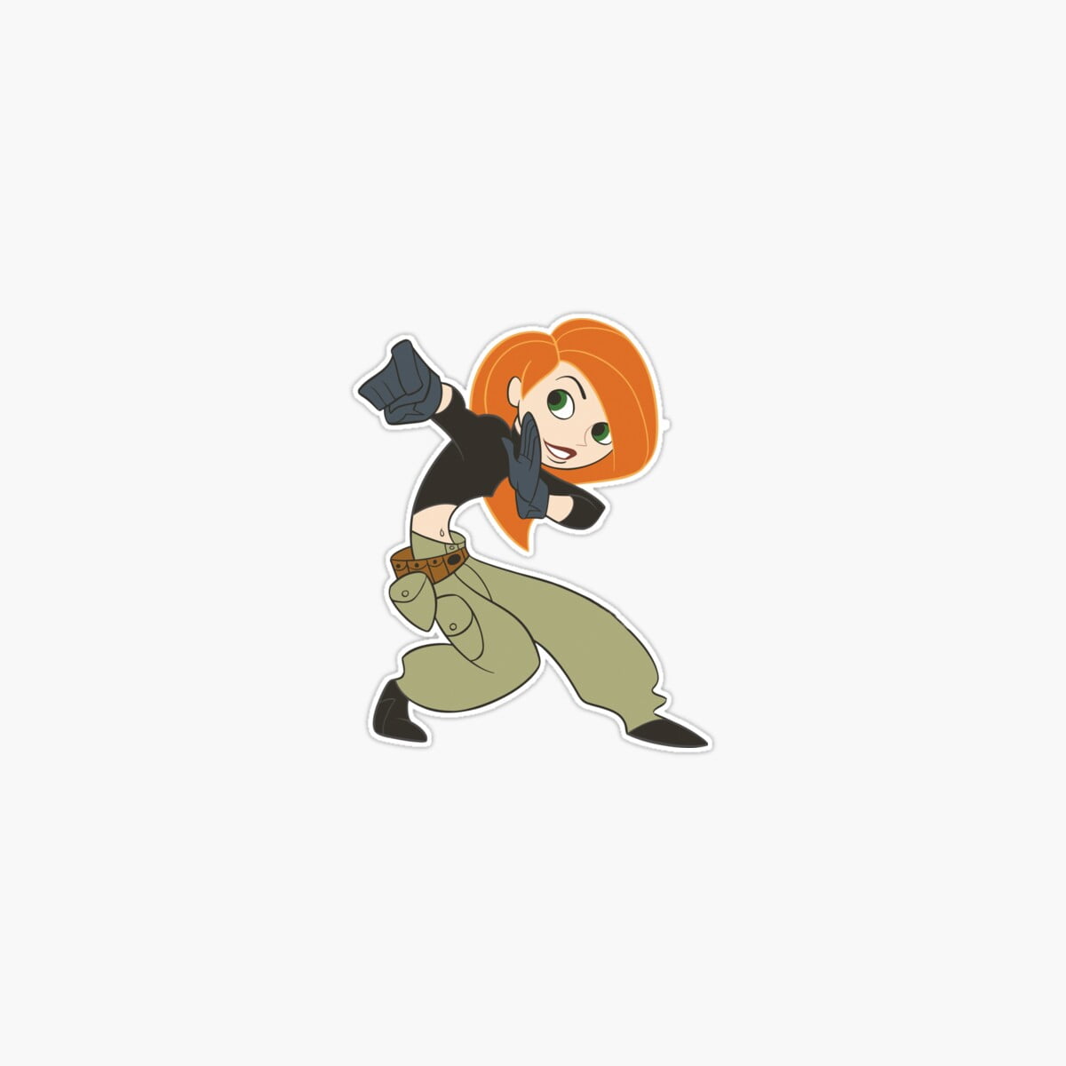 DOPASTICKER Kim Possible Sticker, Phone Sticker Car Stickers, Birthday ...