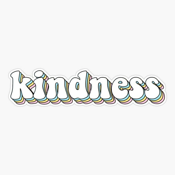 DOPASTICKER Kindness Sticker, Phone Sticker Water Bottle Sticker Car ...