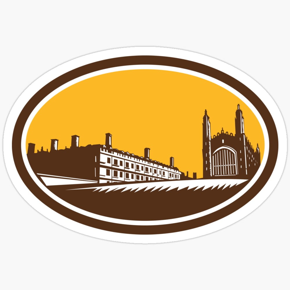 DOPASTICKER King'S College University Of Cambridge Sticker Phone Decal ...