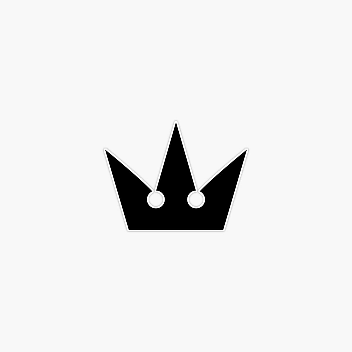DOPASTICKER Kingdom Hearts Crown Sticker, Phone Sticker Car Stickers ...