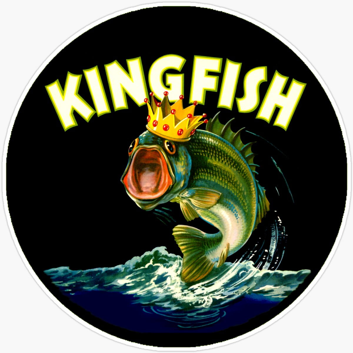 DOPASTICKER Kingfish Sticker Decorative Laptop, Phone Stickers ...