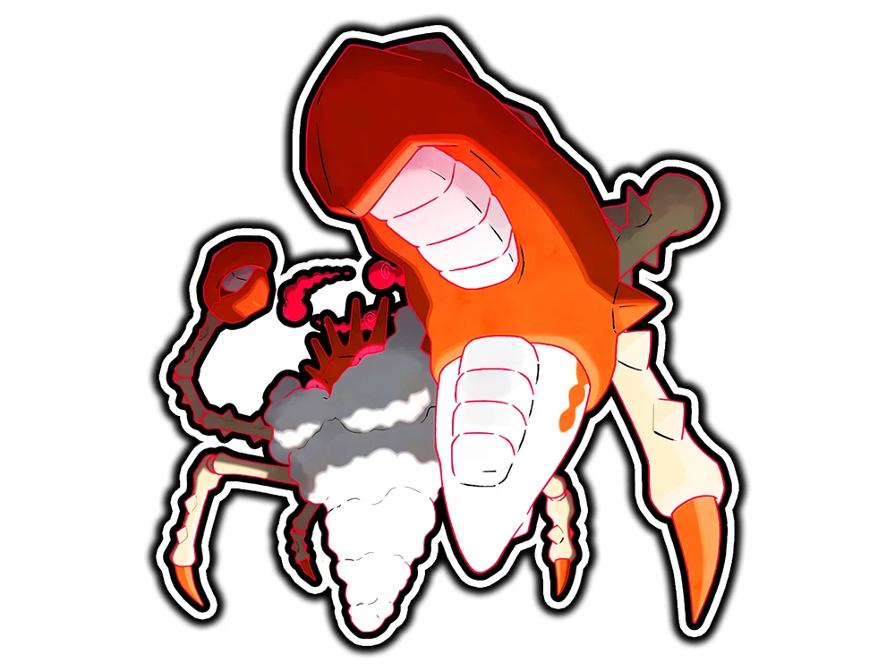 DOPASTICKER Kingler Gigantamax Sticker Decal Phone Decal Water Bottle ...