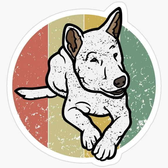 DOPASTICKER Kishu Ken Dog Breed Rescue Puppies, Retro Design Gift ...