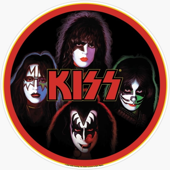 DOPASTICKER Kiss All Members - Vector Logo Sticker Decorative Laptop ...