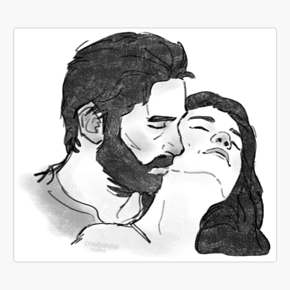 DOPASTICKER Kiss Sticker, Phone Sticker Water Bottle Sticker Car ...