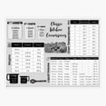 DOPASTICKER Kitchen Conversion Charts (Silver Background) Sticker ...