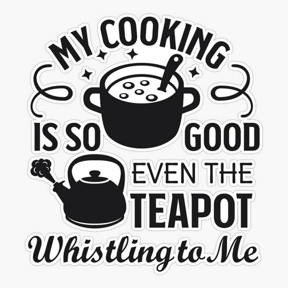 DOPASTICKER Kitchen Lover Quotes Cooking Love Sticker, Phone Sticker ...