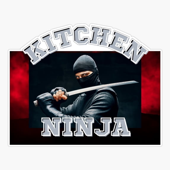 DOPASTICKER Kitchen Ninja Sticker, Phone Sticker Car Stickers, Birthday ...