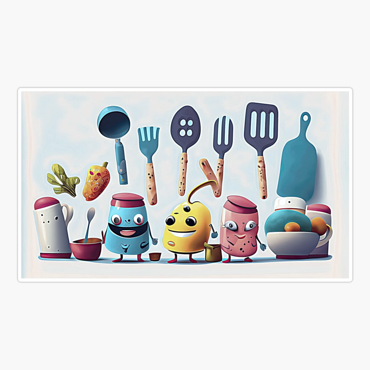 DOPASTICKER Kitchen Wall Art Sticker, Phone Sticker Car Stickers ...
