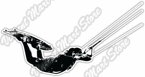 DOPASTICKER Kiteboarder Kite Kiteboarding Gift Car Window Sticker Decal ...