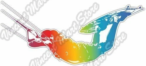 DOPASTICKER Kiteboarder Kite Kiteboarding Surf Car Window Sticker Decal ...