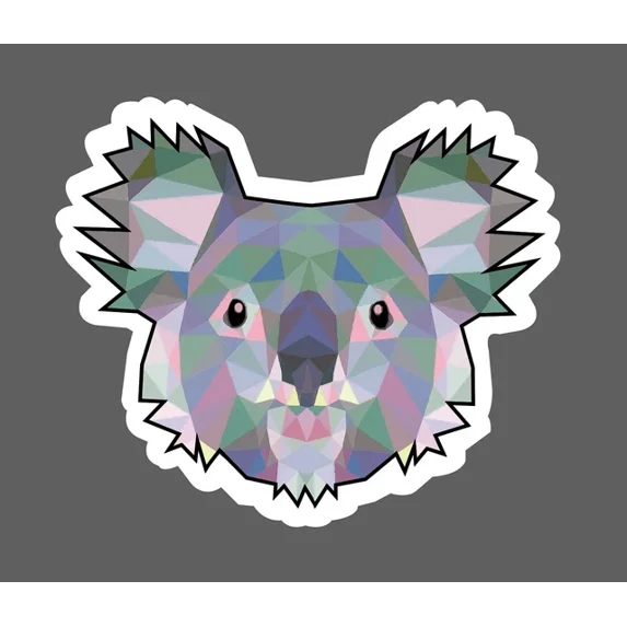 DOPASTICKER Koala Sticker Geometric Outback Animal Outback Wildlife ...