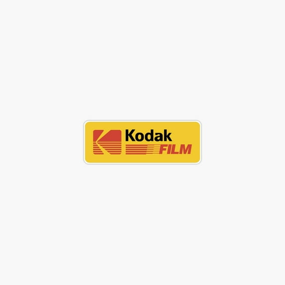 DOPASTICKER Kodak Film Logo Sticker, Phone Sticker Water Bottle Sticker ...