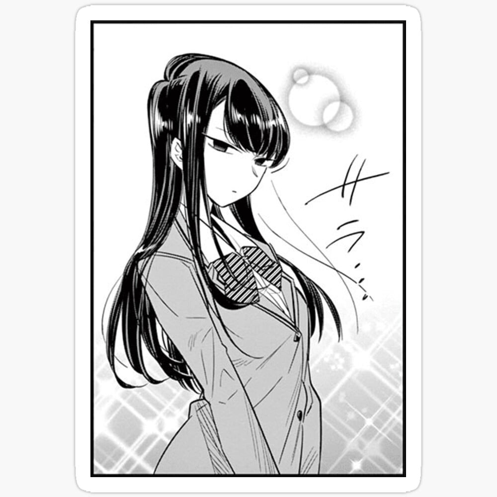 DOPASTICKER Komi-San Wa Komyushou Desu Sticker Phone Decal Water Bottle ...