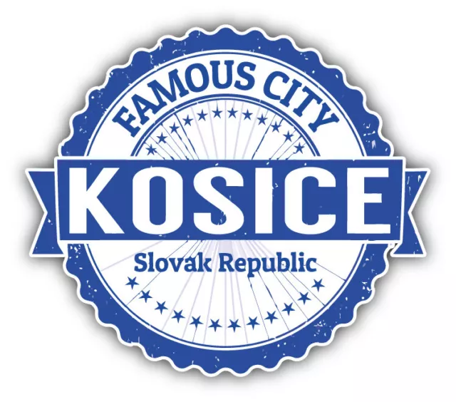 DOPASTICKER Kosice City Slovakia Grunge Travel Car Sticker Phone Decal ...