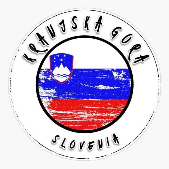 DOPASTICKER Kranjska Gora Slovenia Vintage Sticker, Phone Sticker Car ...
